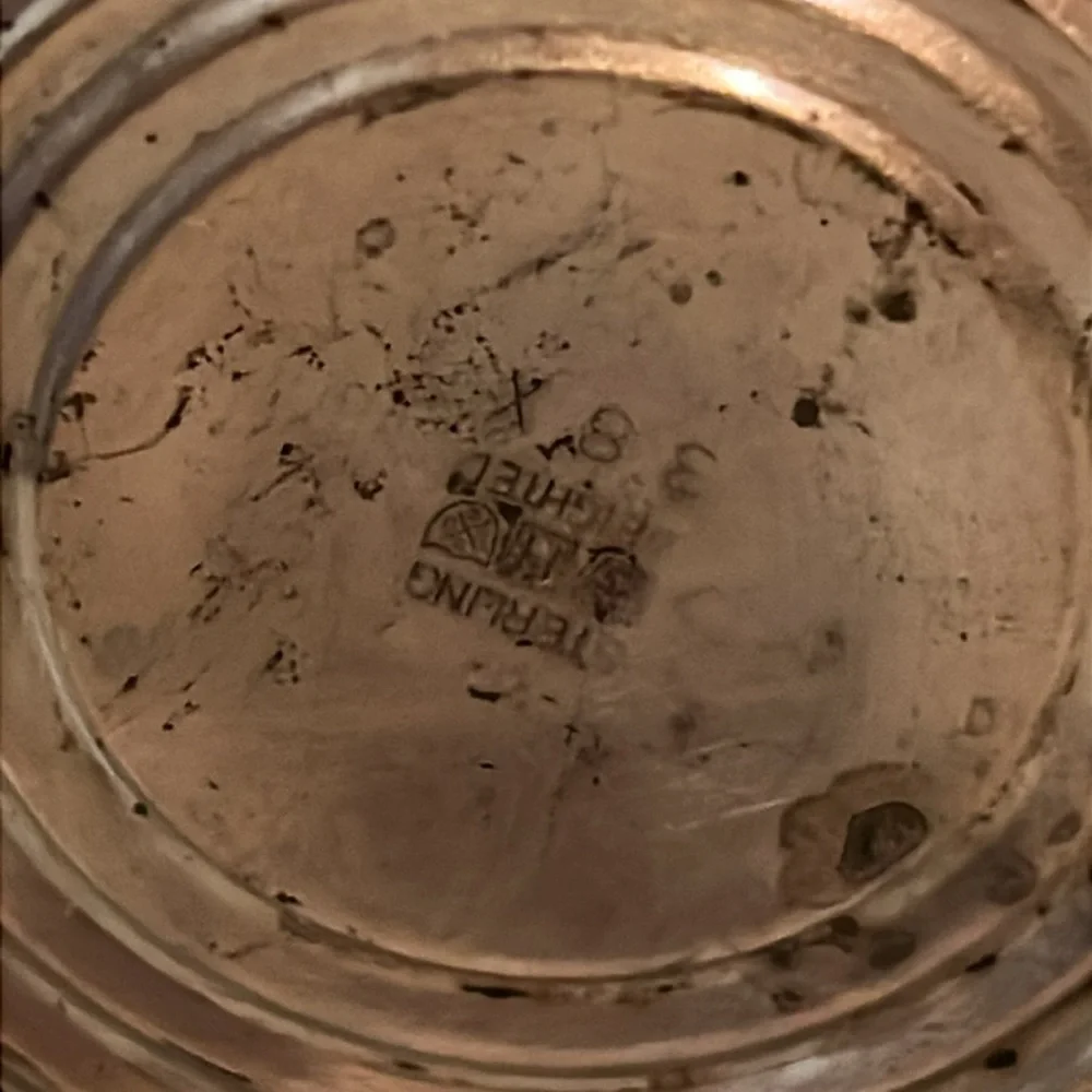 Accents | Antique Sterling Silver Flower Vase 8 Stamped Makers Mark ...